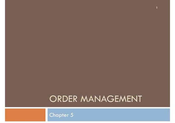 Order management, provisioning and activation | PPTX | IT and Internet ...