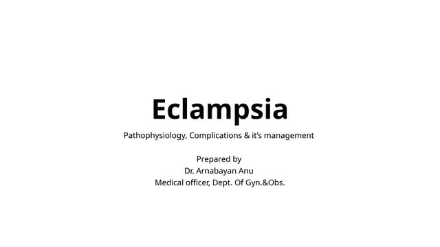 ECLAMPSIA | PPTX