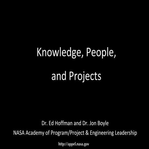 Knowledge, People and Projects | PPT | Genetics | Science
