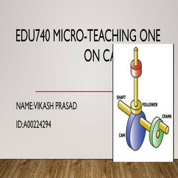 Presentation edu740 Micro Teaching one ON CAMS.pptx