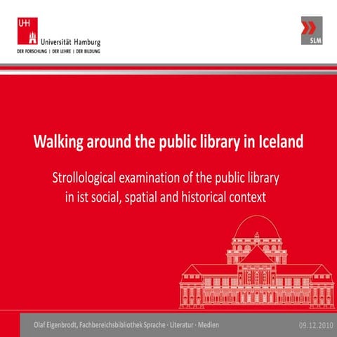 Walking around the public library in Iceland | PPTX
