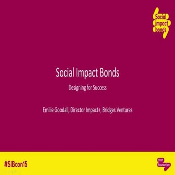 Presentation Emilie Goodall director impact+ ©Bridges Ventures – 1ste ...