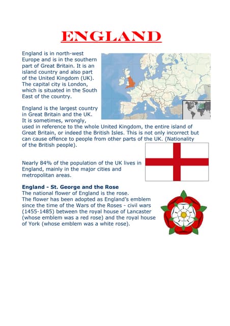 England Brochure | PDF