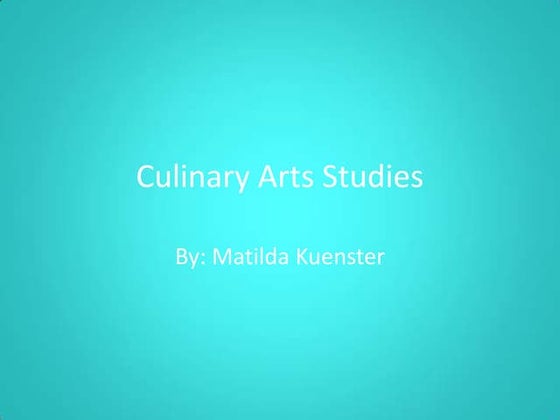 Basic principles of platter presentation | PPT