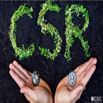 Presentation - CSR: Volkswagen vs BMW | PPTX