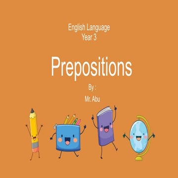 Preposition | PPTX