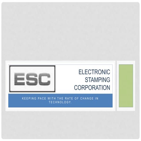 Electronic Stamping Presentation | PPTX