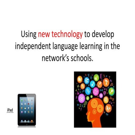 Using new technologies and apps in language teaching | PPTX