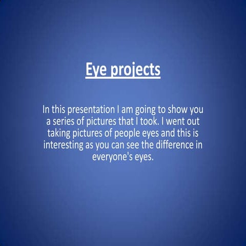 Eyes | PPTX