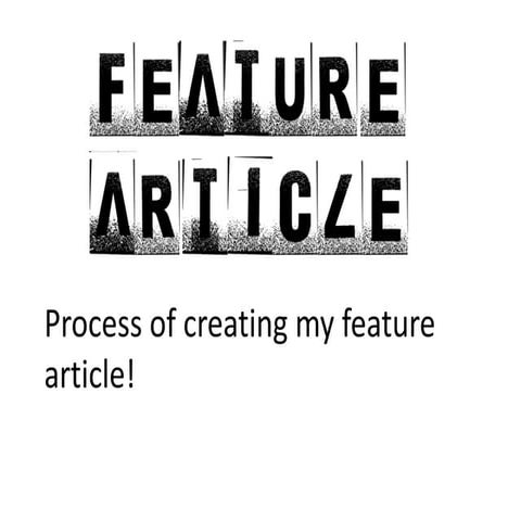 Feature Article Guidelines | PDF
