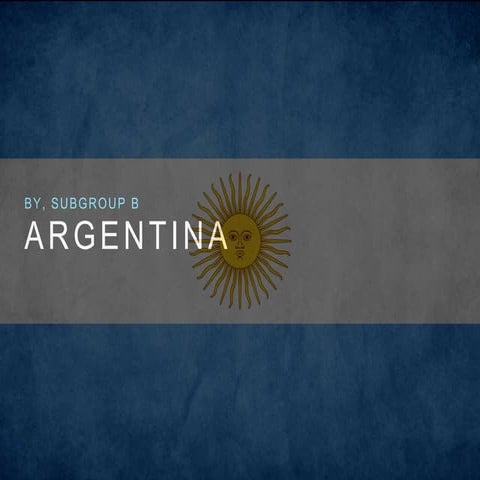 Argentina presentation | PPTX