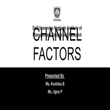 Channel Factors | PPT