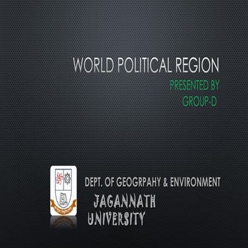 World political region | PPT | Currencies | Economy