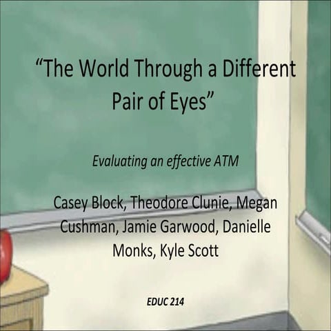 WebQuest: "The World Through a Different Pair of Eyes" | PPT