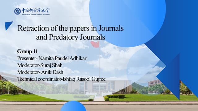 Predatory Journals and Publishers | PPTX
