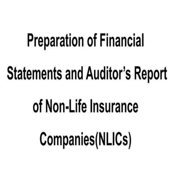 Annual Accounts of General Insurance Company | PPT