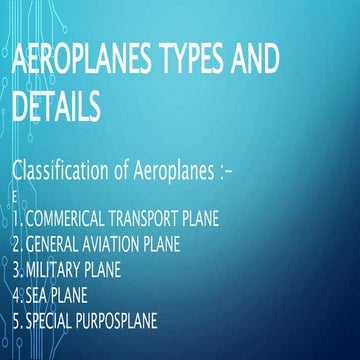 Presentation for aviation | PPTX