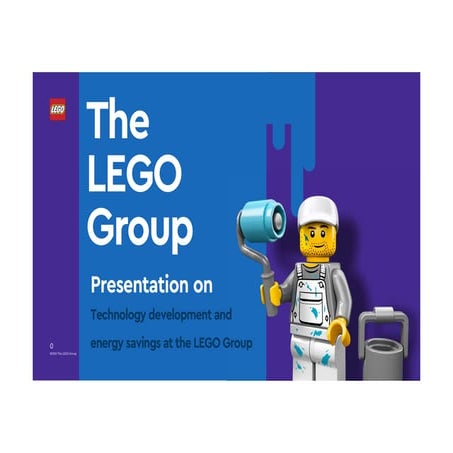 Technology development and energy savings at the LEGO Group - Claus ...