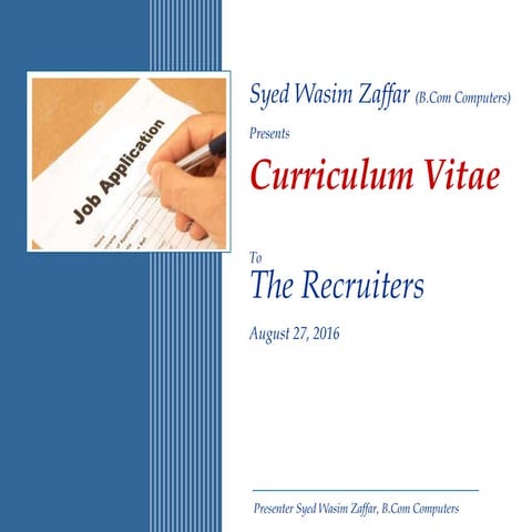 Job Application | PPTX