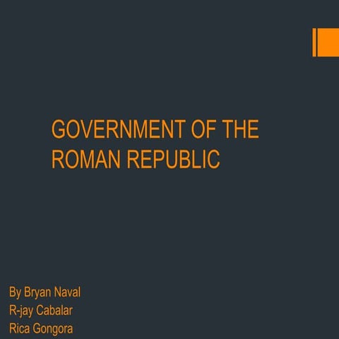 The roman republic | PPT