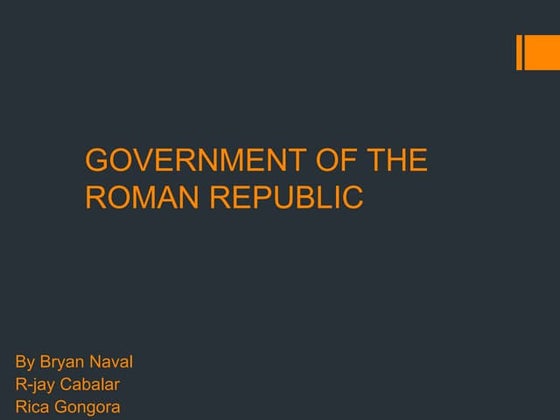 The Roman Republic | PPT
