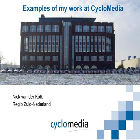 Example of my work at CycloMedia | PDF | Technology & Computing