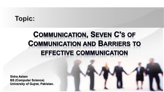 7 Principles of Communications