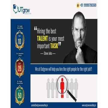 Recruitment @ OUTGROW | PPTX | Business Banking & Finance | Business