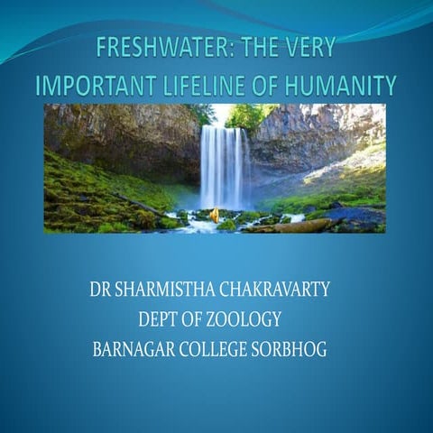 Freshwater resources | PPTX