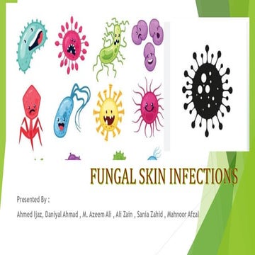 Presentation on Fungal Infections in human | PPT