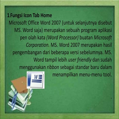 Nama icon dan fungsi ms word yang sering digunakan | DOCX