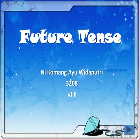 Presentation Simple Future Tense | PPTX