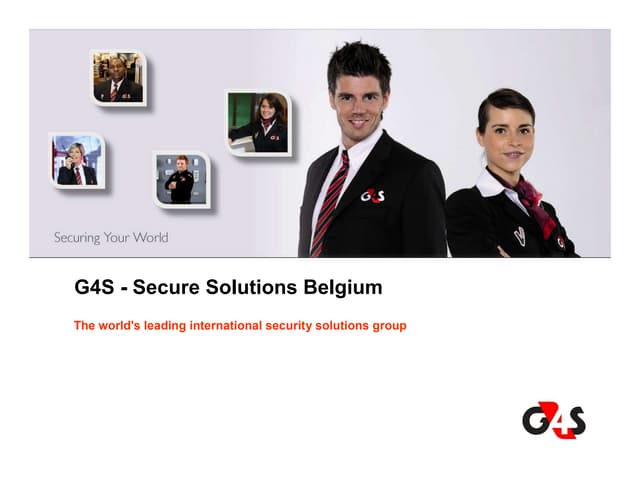 G4S Security Services - Company Profile G4S | PDF