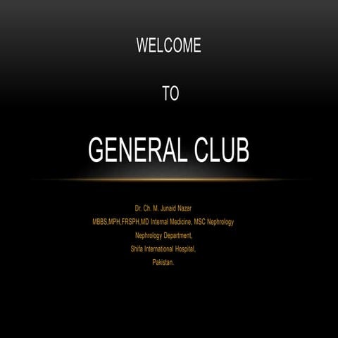 Presentation general club | PPTX