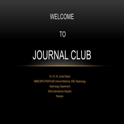 Journal Club | PPTX