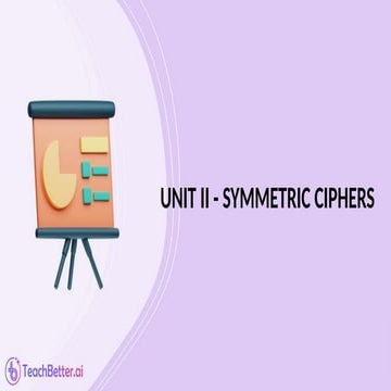 Presentation Generator-Overview of Symmetric Ciphers_ Techniques ...