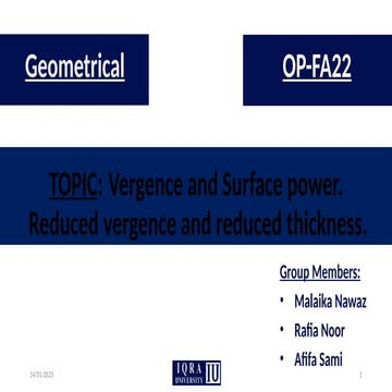 Presentation (Geometrical Optics)-1.pptx