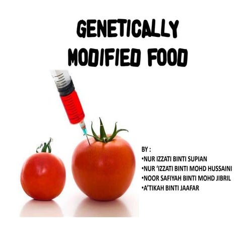Genetically Modified Food | PPTX