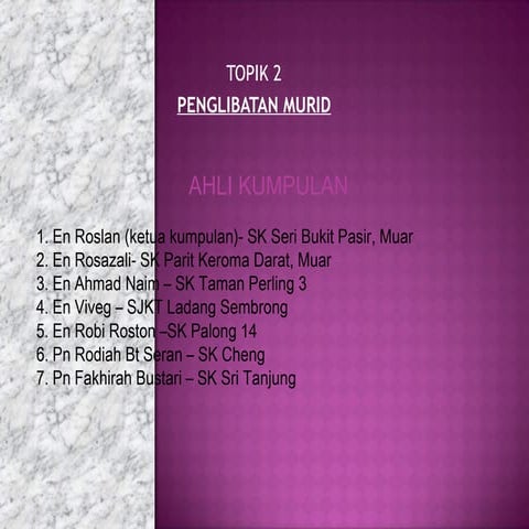 PENGLIBATAN MURID | PPT