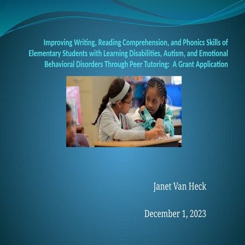 Improving Writing, Reading Comprehension, and Phonics Skills of ...