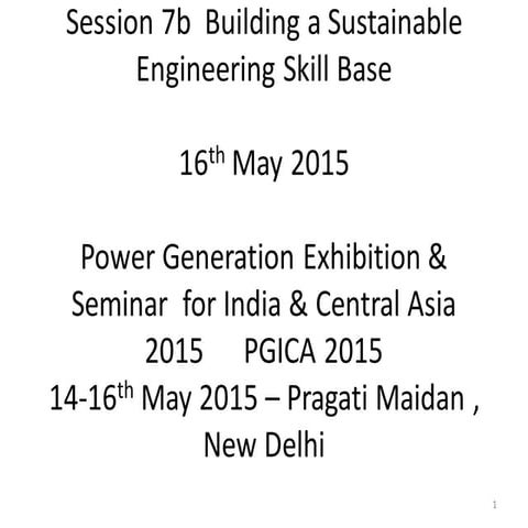 Presentation Green TVET Capacity Building in Green Power Generation ...