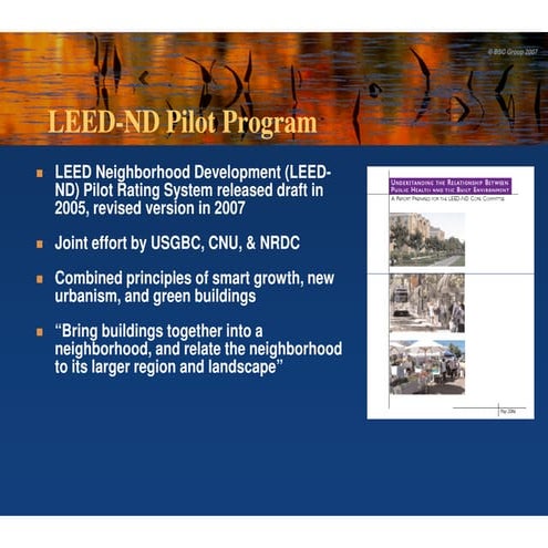 LEED ND Pilot Program | PDF