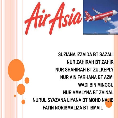AirAsia Airlines | PPTX | Air Travel | Travel Type
