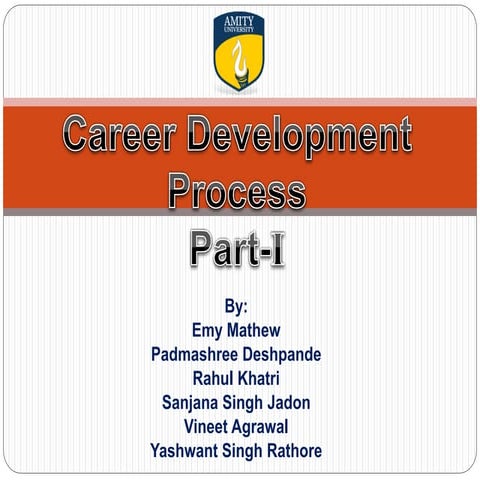 Career development process | PPTX