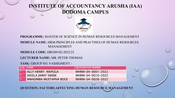 construction Human resource management presentation | PPT