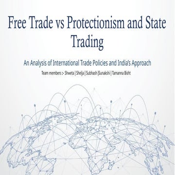 FREE TRADE AND PROTECTION | PPTX