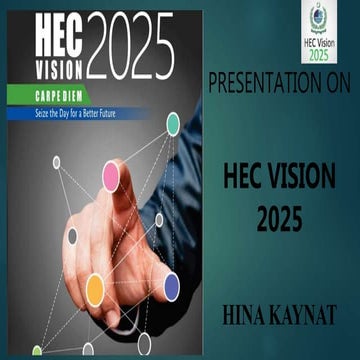 Presentation hec vision 2025 | PPTX