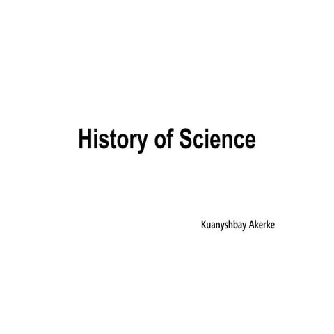 Presentation history of science | PPT