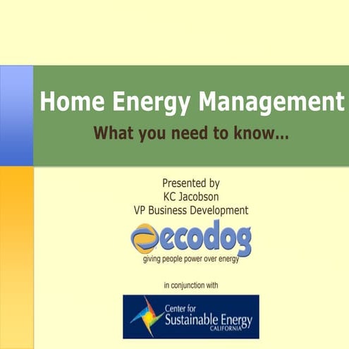 Home Energy Monitoring | PPT