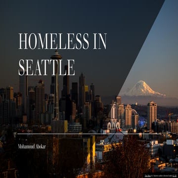 Homelessness in Seattle | PPT